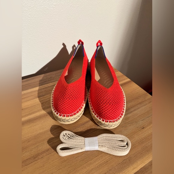 Rothy's | Shoes | New Rothys The Espadrille Flats Red Hot Size 5 Womens ...